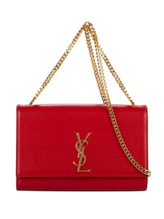 Saint Laurent 2000s Schultertasche mit Kettenriemen - Rosa