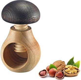 Westmark Casse-Noix, En Forme de Champignon, Hauteur: env. 9,5 cm, Bois de Hêtre, Holzi, 16772270, Marron