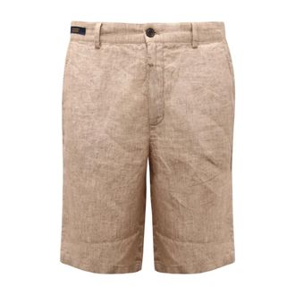 Paul & Shark Leinen Bermuda Shorts 6669At Modell - - Shorts - Herren - Beige - XL