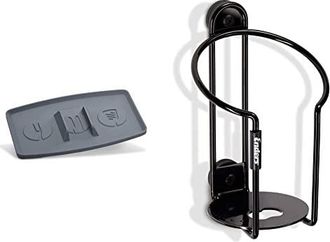 Enders Silikon Besteckablage, Grau/Schwarz & GRILL MAGS Flaschenhalter 7814, Grill-Zubehör, Gasgrill BBQ, Aufbewahrung, magnetische Halterung, universell ein