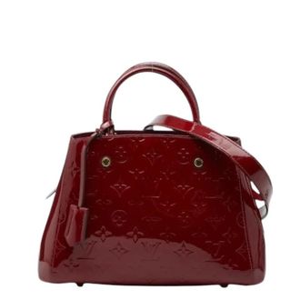 Louis Vuitton Montaigne BB Handbag Pre-owned - Femme - Pre-owned - Rouge - Taille: ONE Size