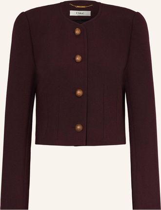 Chloé Kastenjacke lila
