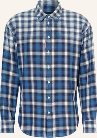 Dsquared2 Hemd Comfort Fit blau