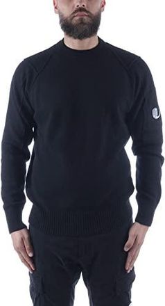 C.P. Company Knitwear Crew Neck Lambswool Black, Noir, 50