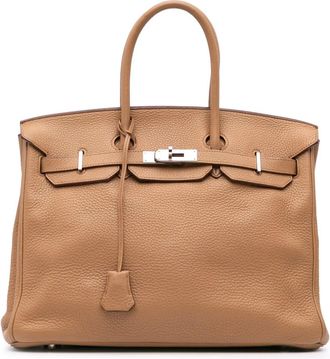 Hermès Crossbody Bags - Togo Birkin Retourne 35 - Gr. unisize - in Braun - für Damen