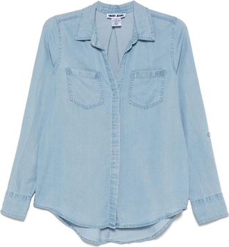 DKNY Chambray-Hemd - Blau
