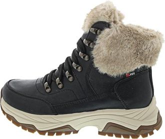 Rieker W3971 Bottes &agrave; lacets pour femme Noir Taille 40 EU, Noir, 40 EU