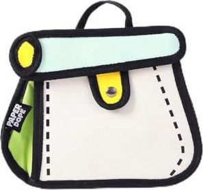 Generic Paperdope SliceTote - Sac fourre-tout 2D de style bande dessin&eacute;e kawaii | Sac &agrave; bandouli&egrave;re unique et insolite pour femmes et adolescentes filles, sac
