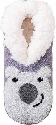 Generic Lettre ornement pour bas et chaussons dhiver dint&eacute;rieur doubl&eacute;s en polaire confortable avec silicone pour plus de chaleur et de confort porte-jarretel