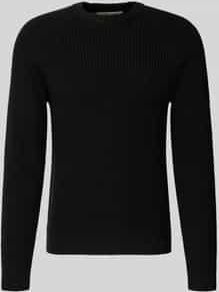 Only & Sons Regular Fit Strickpullover aus Baumwoll-Mix mit Woll-Anteil Modell LITUS