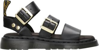 Dr. Martens Femme, Chaussures, Noir, Taille: 41 EU Sandales Gladiateur en Cuir Gryphon