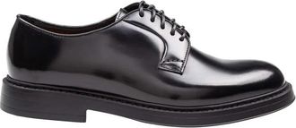 Doucal's Black Leather Derby Horse Shoe - Gr. 40 (EU) - in Schwarz