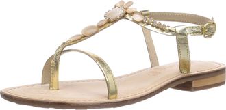 s.Oliver 28103, Damen Sandalen, Silber (Gold 940), 39 EU (6 Damen UK)