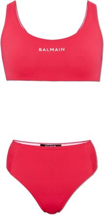 Balmain Femme, Maillots de bain, Rose, Taille: 42 FR Maillot de bain deux pi&egrave;ces
