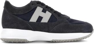 Hogan Homme, Chaussures, Bleu, Taille: 41 1/2 EU Baskets Interactive