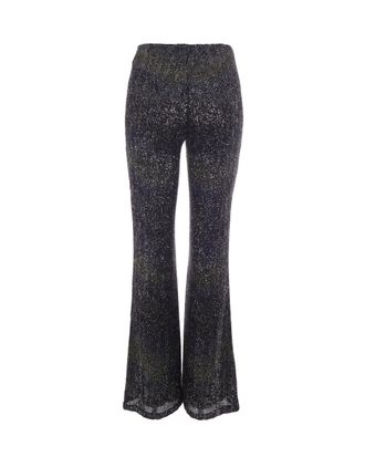 Missoni Sequin-Embellished Flared Trousers - Black