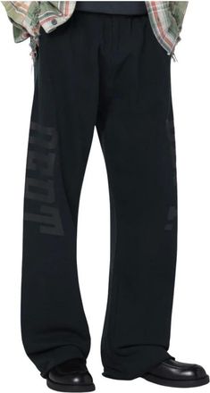 Gallery Dept. Homme, Pantalons, Noir, Taille: M Pantalon de jogging &agrave; jambes larges