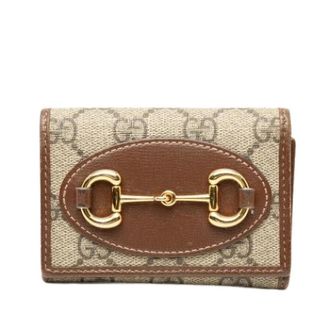 Gucci Pre-owned Canvas Trifold Wallet - - Pre-owned - Damen - Beige - ONE SIZE