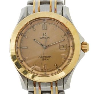 Omega Montre &agrave; quartz vintage Pre-owned - Homme - Pre-owned - Jaune - Taille: ONE Size