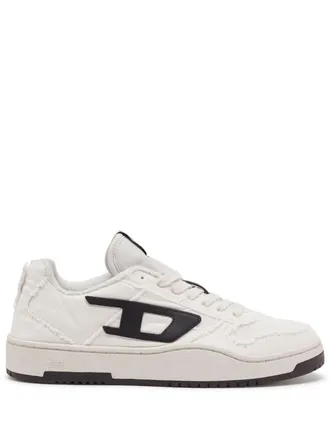Diesel baskets S-Ukiyo V2 en jean - Blanc