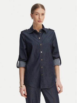 Guess Jeanshemd G6GH29 D1082 Dunkelblau Regular Fit