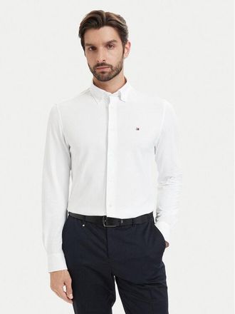 Tommy Hilfiger Hemd MW0MW43433 Wei&szlig; Regular Fit