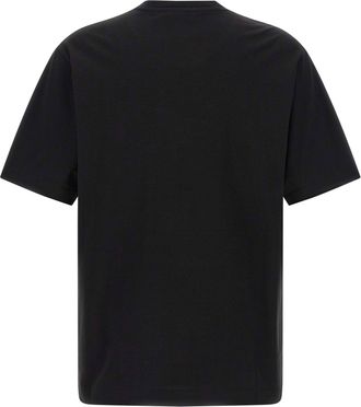 Dolce & Gabbana Logo-Embroidered Cotton T-Shirt - Black