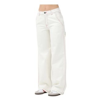 Dickies Damen, Hosen, Wei&szlig;, W28Gr&ouml;&szlig;e