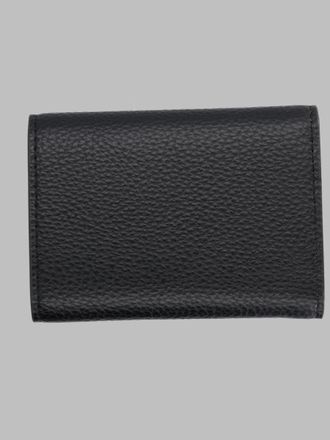 Vivienne Westwood Flap Closure Polyurethane Wallet - Black