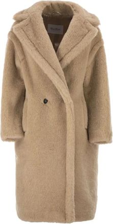 Max Mara Femme, Manteaux, Brun, Taille: 38 FR Tedgirl Double-Breasted Coat