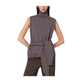 R&oacute;he Femme, Pulls, Gris, Taille: 38 FR Pull col roul&eacute; double &eacute;paisseur