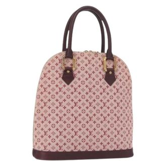Louis Vuitton Sac &agrave; main en toile Pre-owned - Femme - Pre-owned - Rouge - Taille: ONE Size