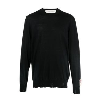 Golden Goose Schwarze Pullover mit Stil - - Knitwear - Herren - Schwarzk - XL