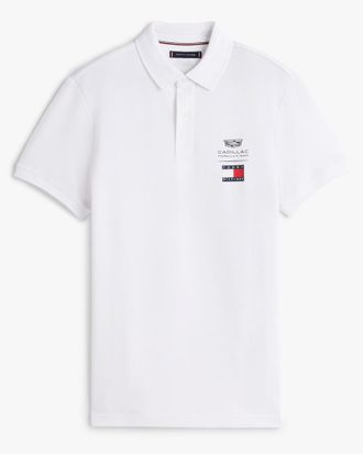 Tommy Hilfiger TH x Cadillac Formula 1 Team Piqu&eacute;-Poloshirt mit Logo in