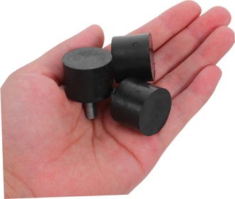 SOLUSTRE 8stücke Verstellbare Möbelnivellierer Gewinde-möbelfußnivellierer Aus Gummi Für Passform An Schränken Und Tischen