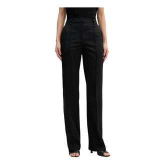 Karl Lagerfeld Wollmischungs-Hose - - Trousers - Damen - Schwarzk - M