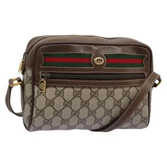 Gucci Sac bandouli&egrave;re vintage Pre-owned - Femme - Pre-owned - Beige - Taille: ONE Size