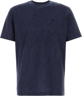Etro Homme, Tops, Bleu, Taille: M T-Chemises