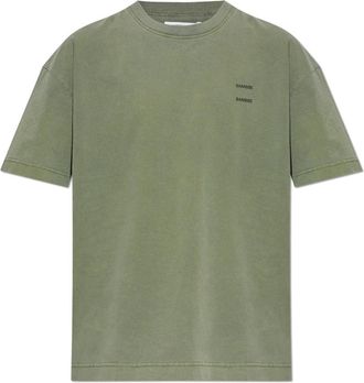 Sams&oslash;e & Sams&oslash;e Homme, Tops, Vert, Taille: M Sajoel T-shirt