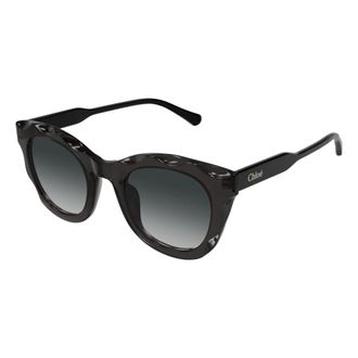 Chlo&eacute; Stylische Sonnenbrille in Schwarz - - Accessories - Damen - Grau - 50 MM