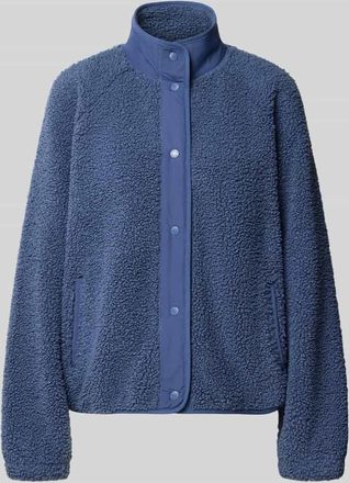 Jake*s Casual Relaxed Fit Sweatjacke in Teddy-Optik