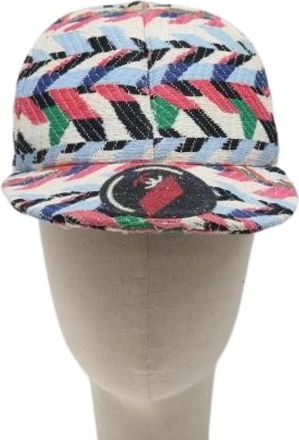 Chanel unisex, Pre-owned, Multicolore, Taille: ONE Size Chapeau en coton Pre-owned