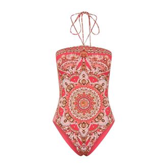 Camilla Shell Games Neckholder-Badeanzug - - Swimwear - Damen - Rosa - XS