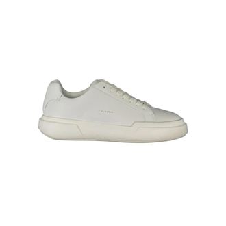 Calvin Klein Bianco Polyurethane Sneaker - - Shoes - Damen - Wei&szlig; - 39 EU