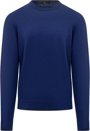 FILIPPO DE LAURENTIIS Homme, Pulls, Bleu, Taille: 3XL Pull ras du cou
