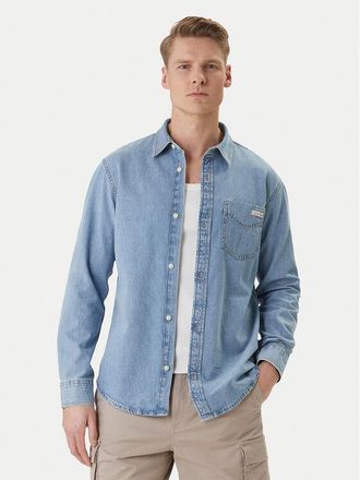 Calvin Klein Jeans Jeanshemd Essential LV04RE710G Blau Regular Fit