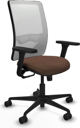 Piqueras y Crespo Home Office Stuhl Zulema mit 3D-Armlehnen, h&ouml;henverstellbare Lendenwirbelst&uuml;tze, ausgestattet mit 3 Positionen und Schneideschaum, mit Rollen von 65 m