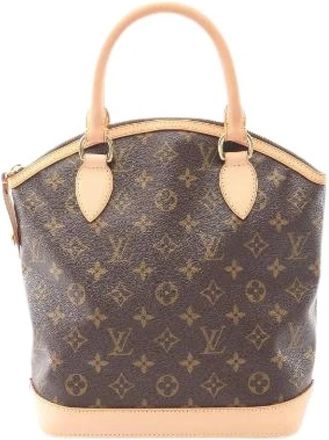 Louis Vuitton Pre-owned Lockit Monogram Coated Canvas Handbag - - Pre-owned - Damen - Braun - ONE SIZE