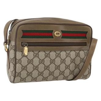 Gucci Sac bandouli&egrave;re en plastique Pre-owned - Femme - Pre-owned - Beige - Taille: ONE Size