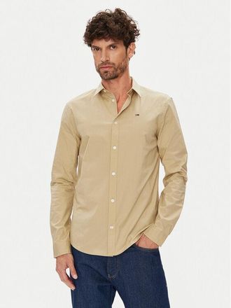 Tommy Jeans Hemd Original DM0DM04405 Beige Slim Fit
